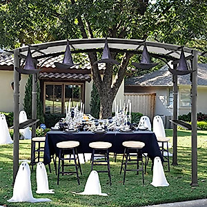Joyside 11'x11' Outdoor Pergola with Sidewalls - Arched Top Outdoor Pergola with Metal Steel Frame and Textilene Top Canopy, Ideal for BBQ Party & Family Gathering, Grey Top