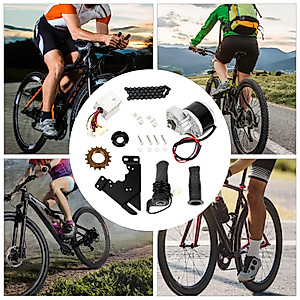 LyeXD 24V 250W Electric Bicycle Motor Kit, E-Bike Conversion Kit, Bike Motor Retrofit w/Motor Controller for 16''-28'' Wheel Motor Conversion Chain Kit (Battery not Included)