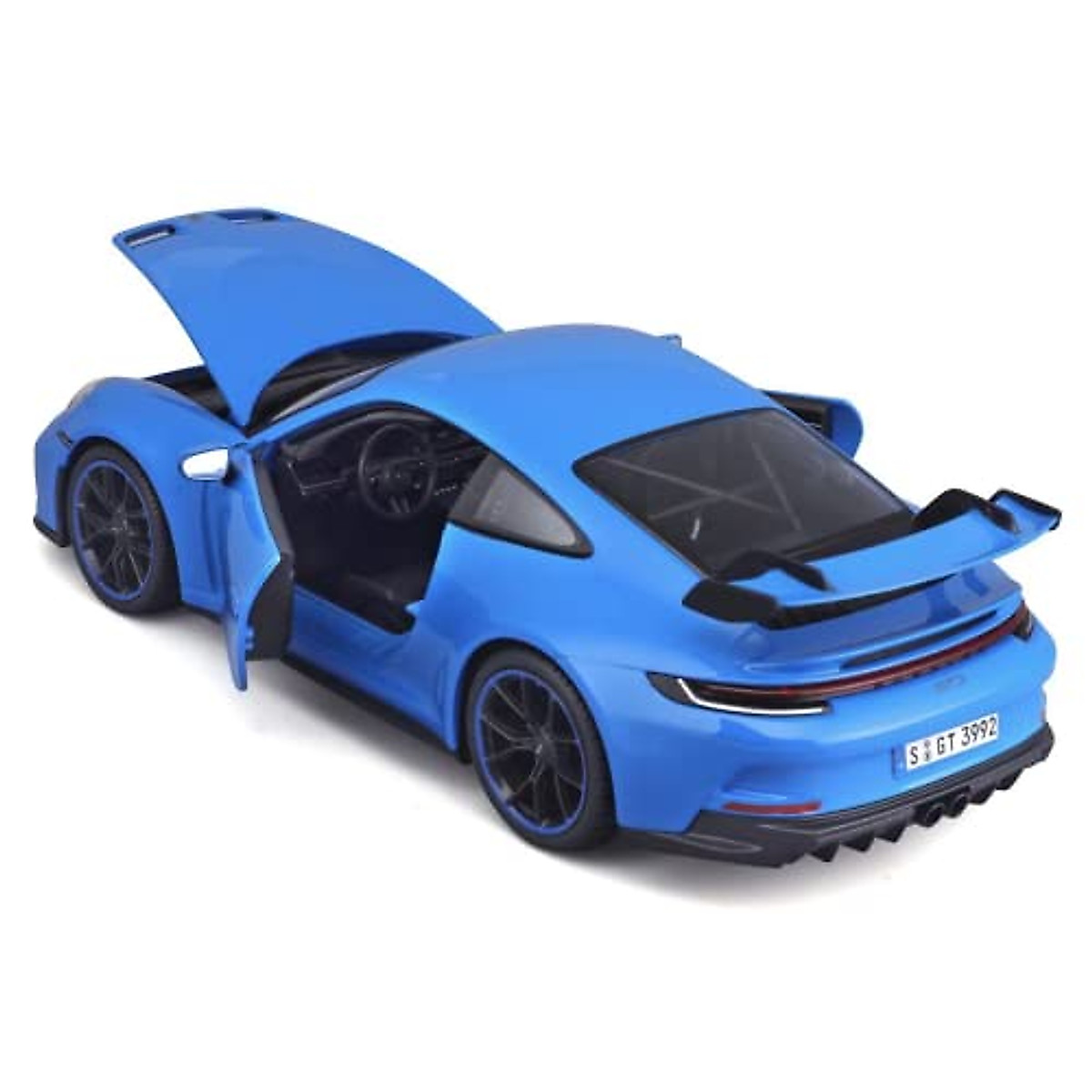Maisto - 1/18 Scale Model Compatible with Porsche 911 GT3 2022 Die-Cast Scale Model Sports Car Miniature (Blue)