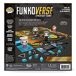 Funko Games POP! Funkoverse: Harry Potter 102- Expansion Game Standard - Light Strategy Board Game for Children & Adults (Ages 10+) - 2-4 Players - Collectible Vinyl Figure - Gift Idea