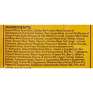 Pedigree with Tender Bites for Small Dogs Adult Dry Dog Food, Chicken and Steak Flavor, 14 lb. Bag