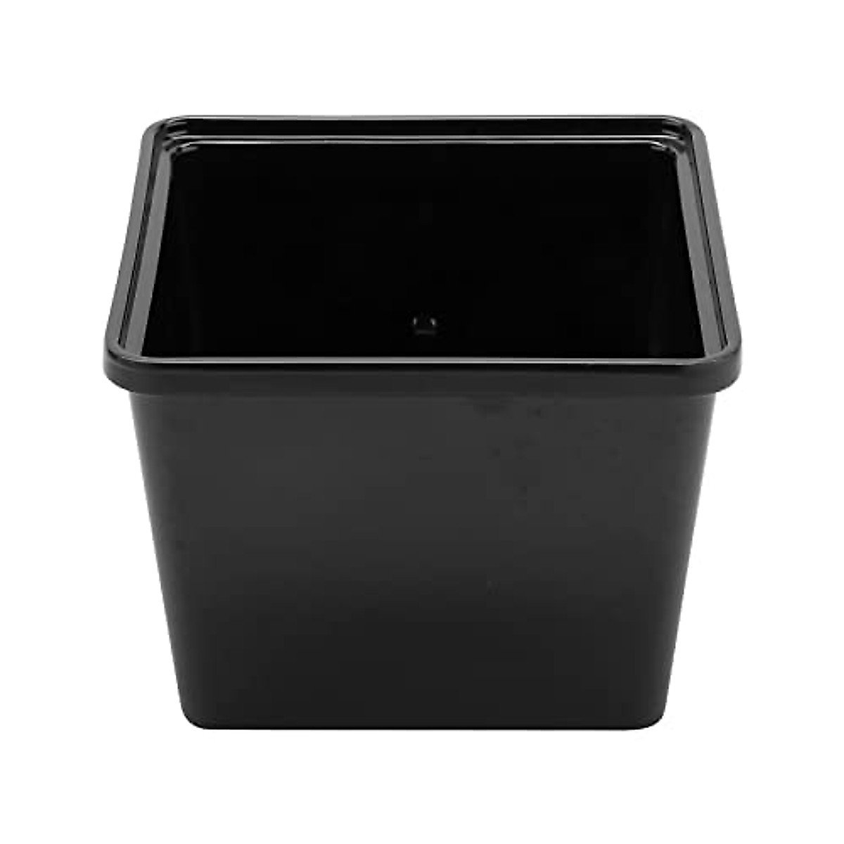G.E.T. ML-149-BK Black 2 qt. Square Crock, Break Resistant Dishwasher Safe Melamine Plastic, Round & Square Crocks Collection