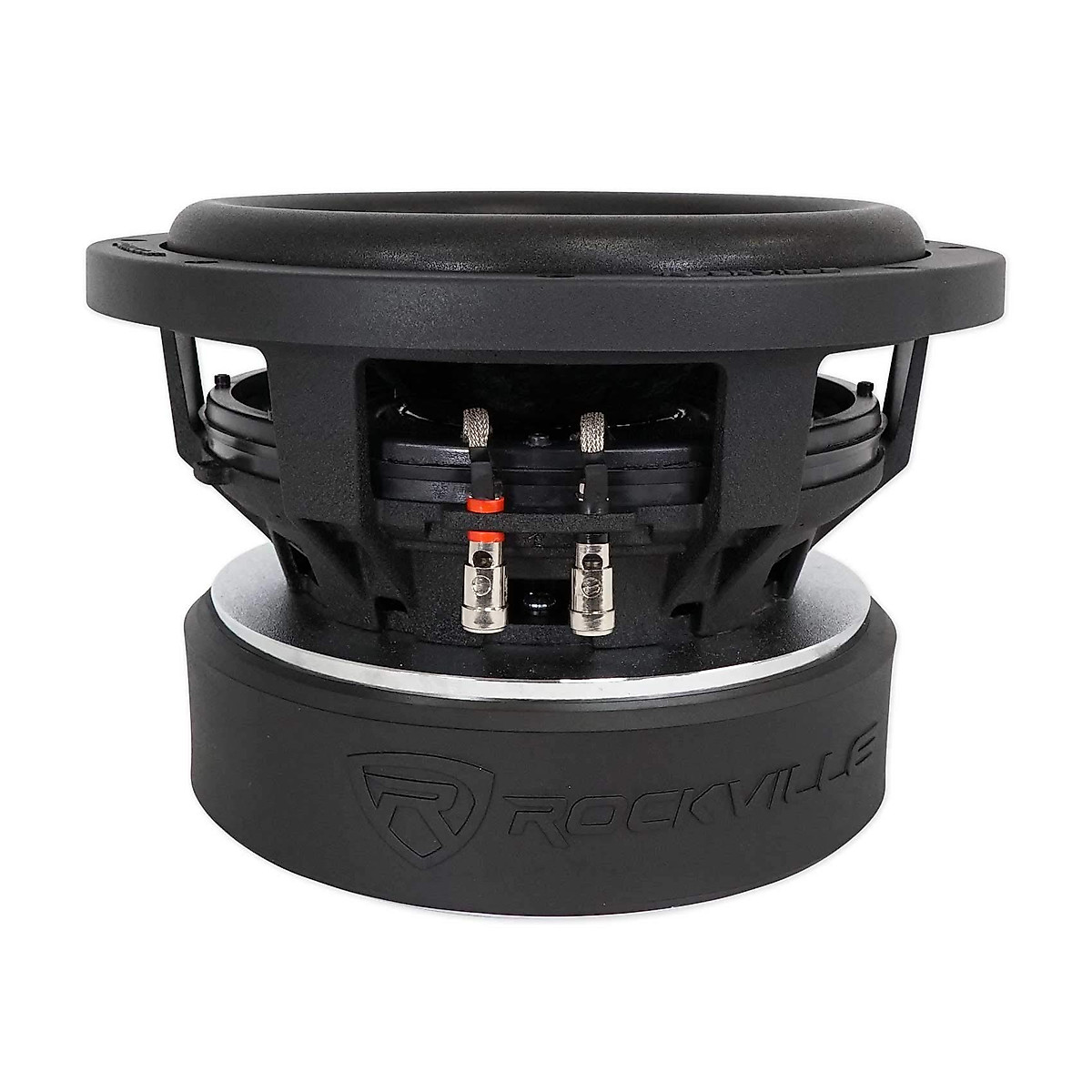 Rockville Punisher 10D1 10" 5000w Peak Competition Car Audio Subwoofer Dual 1-Ohm Sub 1250w RMS CEA Rated, Black