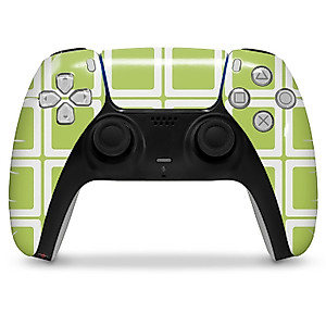 WraptorSkinz Skin Wrap compatible with Sony PS5 DualSense Controller Squared Sage Green (CONTROLLER NOT INCLUDED)