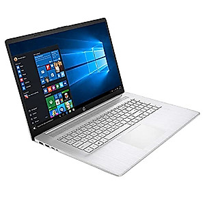 HP Laptop 17 Computer I 17.3" HD+ Touchscreen I AMD 6-Core Ryzen 5 5500U (> i7-1160G7) I 24GB DDR4 512GB SSD +1TB HDD I USB-C Up to 7 Hours of Battery Life Win10 + 32GB MicroSD Card