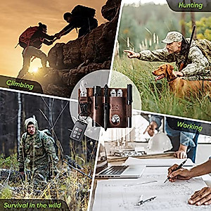 Froskey Leather Multitool Sheath, Leatherman Sheath, EDC Belt Organizer for Work, EDC Pocket Organizer fit Belt for 1.4 in-2.2 in, Gifts for Men