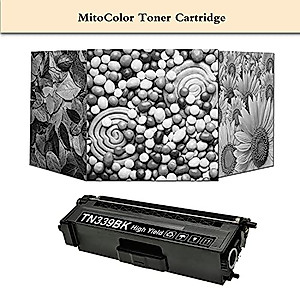 Compatible 1-Black TN339 TN-339 TN339BK Toner Cartridge Replacement for Brother TN 339 HL-L8350CDW HL-L8250CDN HL-L8350CDWT MFC-L8850CDW MFC-L8600CDW Printer Cartridge