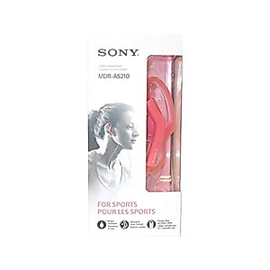 Sony MDR-AS210/P Sport In-ear Headphones, Pink