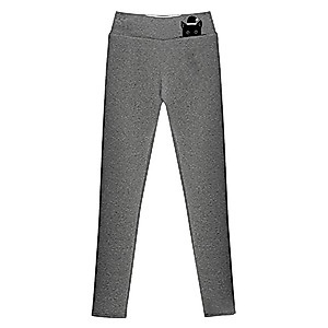 Womens Sherpa Fleece Lined Thermal Jeans Soft and Comfortable Pants Straight Leg Jogger Pant(A-Grey,XX-Large)