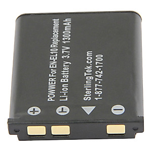 STK EN-EL10 Battery for Nikon Coolpix S3000, S4000, S220, S570, S210, S230, S60, S205, S80, S200, S600, S5100, S520, S700, S500, S510