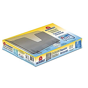 Acrimet Pocket File Holder Horizontal Design Brochure Display (for Wall Mount or Countertop Use) (Removable Supports Included) (Letter Size) (Clear Green Color)