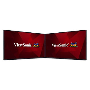 ViewSonic VP2468_H2 24 inches Dual Pack Head-Only IPS 1080p Pro Monitor HDMI DisplayPort, DaisyChain (Renewed)