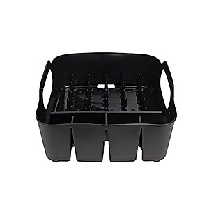 Umbra Tub Dish Drying Rack – Lightweight Self-Draining Dish Rack for Kitchen Sink and Counter at Home, RV or Motorhome, Smoke