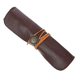 Rosarivae Chef Knife Roll Bag Tools Knives Roll Up Bag Carving Pocket Knives Leather Bag Storage Organizer - Knives not Included