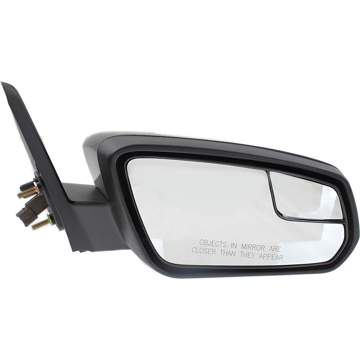 Kool Vue Driver & Passenger Side Power Mirrors for Ford Mustang 2011-2012 With Spotter Glass with 2 Caps