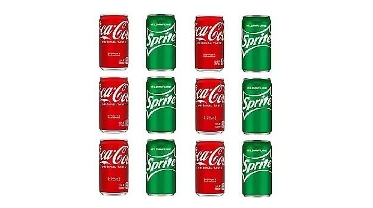 Coke Classic & Sprite 12 Fl Oz Cans - Refreshing Duo