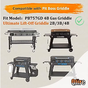 Qfire Grease Drip Cup Liner Compatible with Razor Griddle GGC1643M/GGC1643L 4 Burner Propane Gas Griddle,Also for Pit Boss 2B/3B/4B Ultimate Griddle Grease Pan Liners Accessories,24 Pack (Big Size)