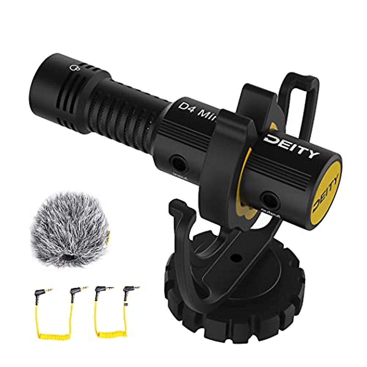 Deity V-Mic D4 Mini Microphone On-Camera Interview Mic Super Cardioid Compact Perfect for Vlog Pocket Cam DSLR Camera,Podcast, Voice Dictation,Recording YouTube, Interview, Video Conference