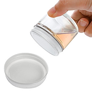 TOPZEA 30 Pack Small Glass Jars with Lids, 2 Oz Round Clear Straight Sided Canning Jars Spice Jars Mason Jars Food Container for Cream, Lotions, Ointments, Herbs, Spices and Wedding Favor