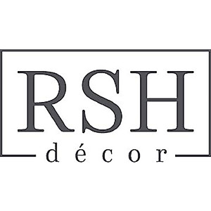 RSH Décor Indoor Outdoor Foam Rocker Rocking Chair Pad Cushions, Fits Cracker Barrel Rocker, Cushion Back 18" W x 24" H and Seat 18" W x 20" D, Choose Color (Eastman Berry Red Paisley)