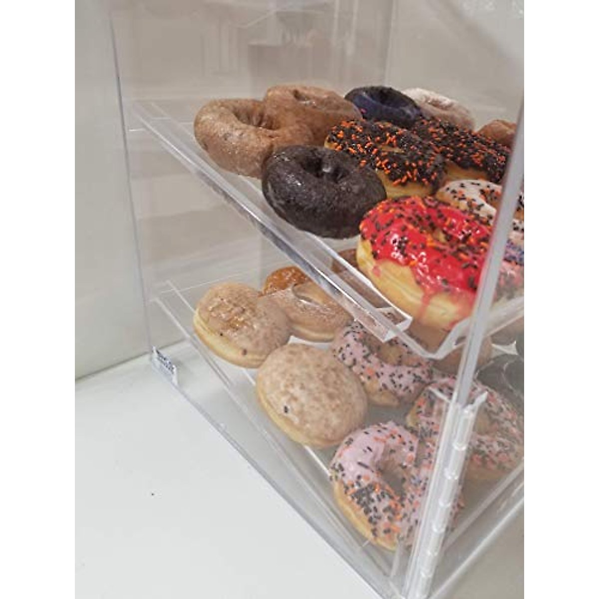 Self Serve Pastry or donut display case 3 trays for deli bakery convenience stores Display it and keeps fresh