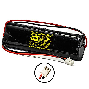 XML Battery (5 Pack LITHONIA D-AA650Bx4 DAA650Bx4 All Fit E1021R BYD D-AA650B-4 DAA650B-4 DAA650B4 4.8v 650mAh Ni-CD Rechargeable Battery Pack Replacement for Exit Sign Emergency Light