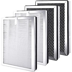 KeeTidy 25 Replacement Filters Compatible with MA Air Puri-fier 25 Series B1/S1/W1, H13 True HEPA Filters, 3 in 1 Pre-Filters, 2 Set