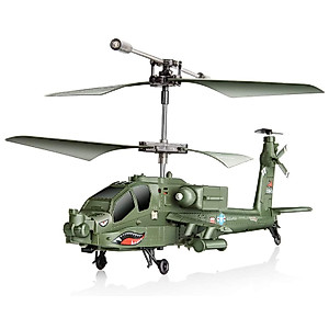 POCO DIVO Apache AH-64 Helicopter RC Flight Infrared 3CH AH64 S109 Gyro Military Aircraft Model S109G