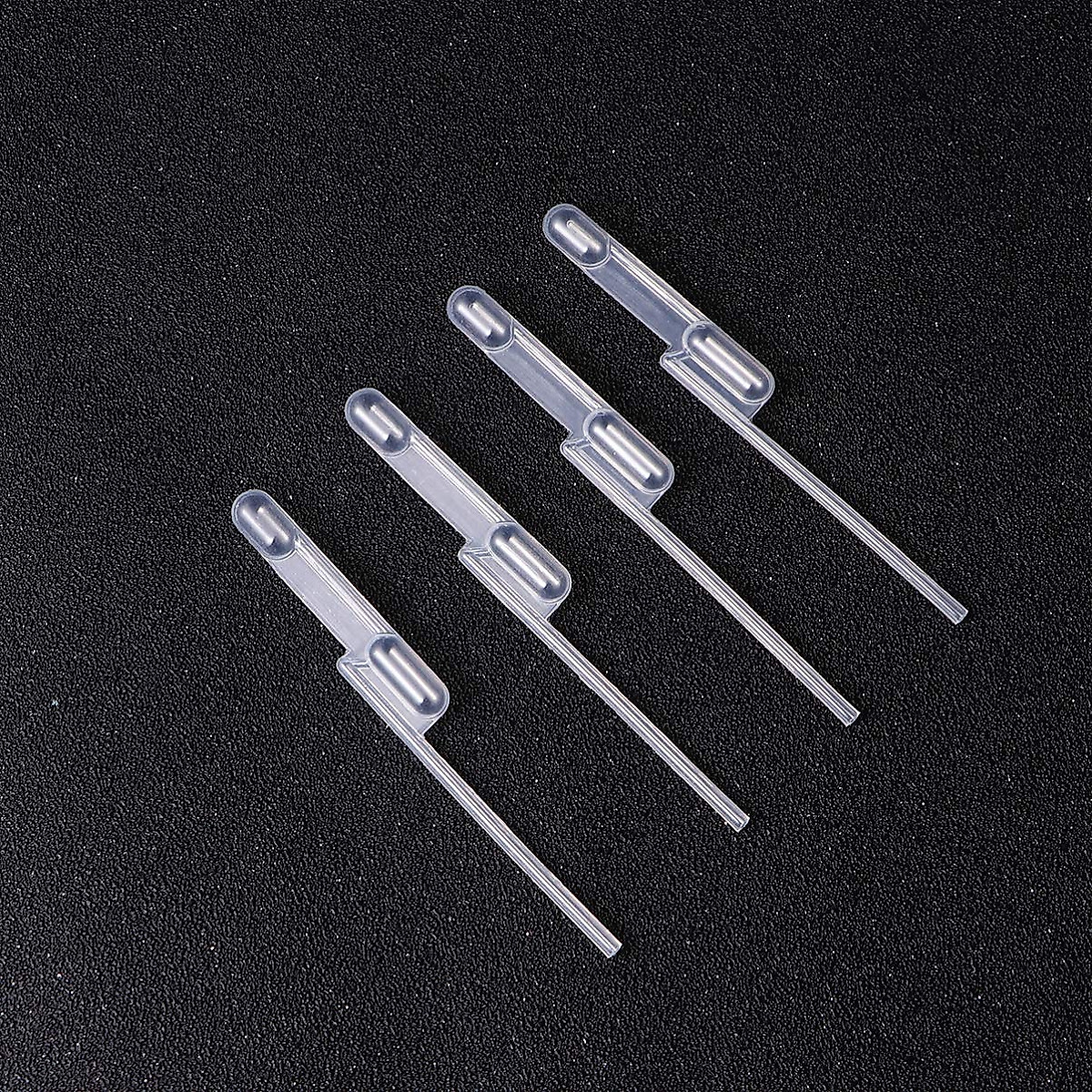 Balacoo 50 Packs Plastic Transfer Pipettes - 0.1 ML Pipettes Disposable Dropper, Plastic Eye Dropper Set for Essential Oils, Liquid, Makeup Tool (White)