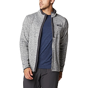 Columbia Men's Sweater Weather Full Zip, City Grey Heather, Medium
