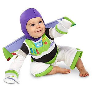 Disney Pixar Buzz Lightyear Costume for Baby – Toy Story - Size 12-18 MO Multicolored