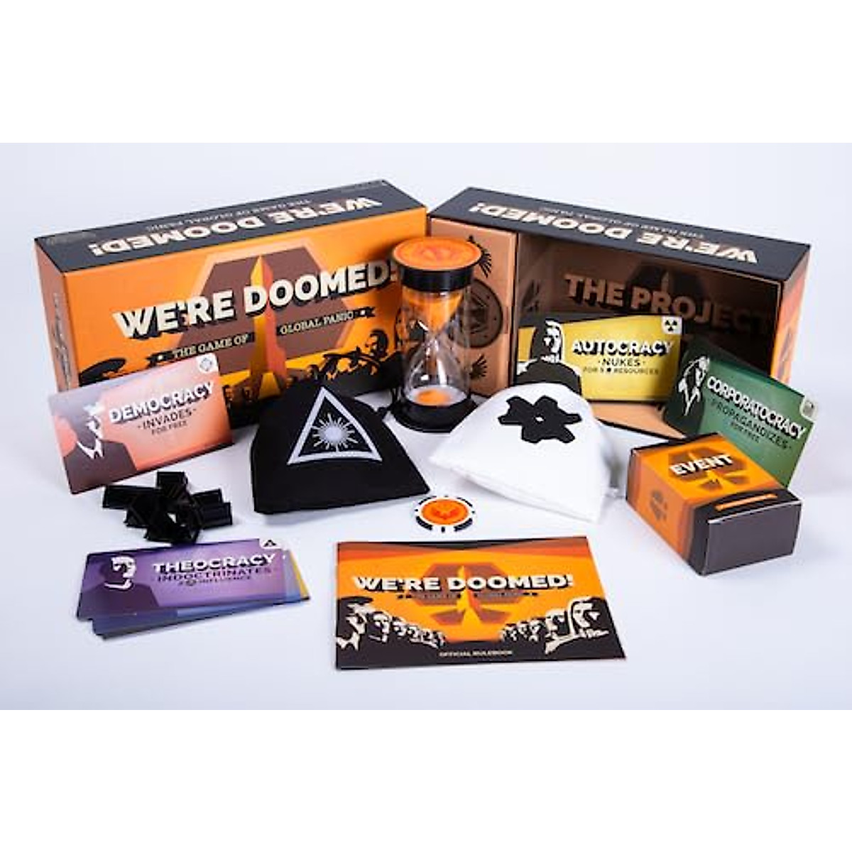 We're Doomed! - Apocalypse Survival Board Game - Cooperative Strategy for 4-10 Players - 15-Minute Race to Escape - Ideal for Competitive Game Nights & Group Gatherings