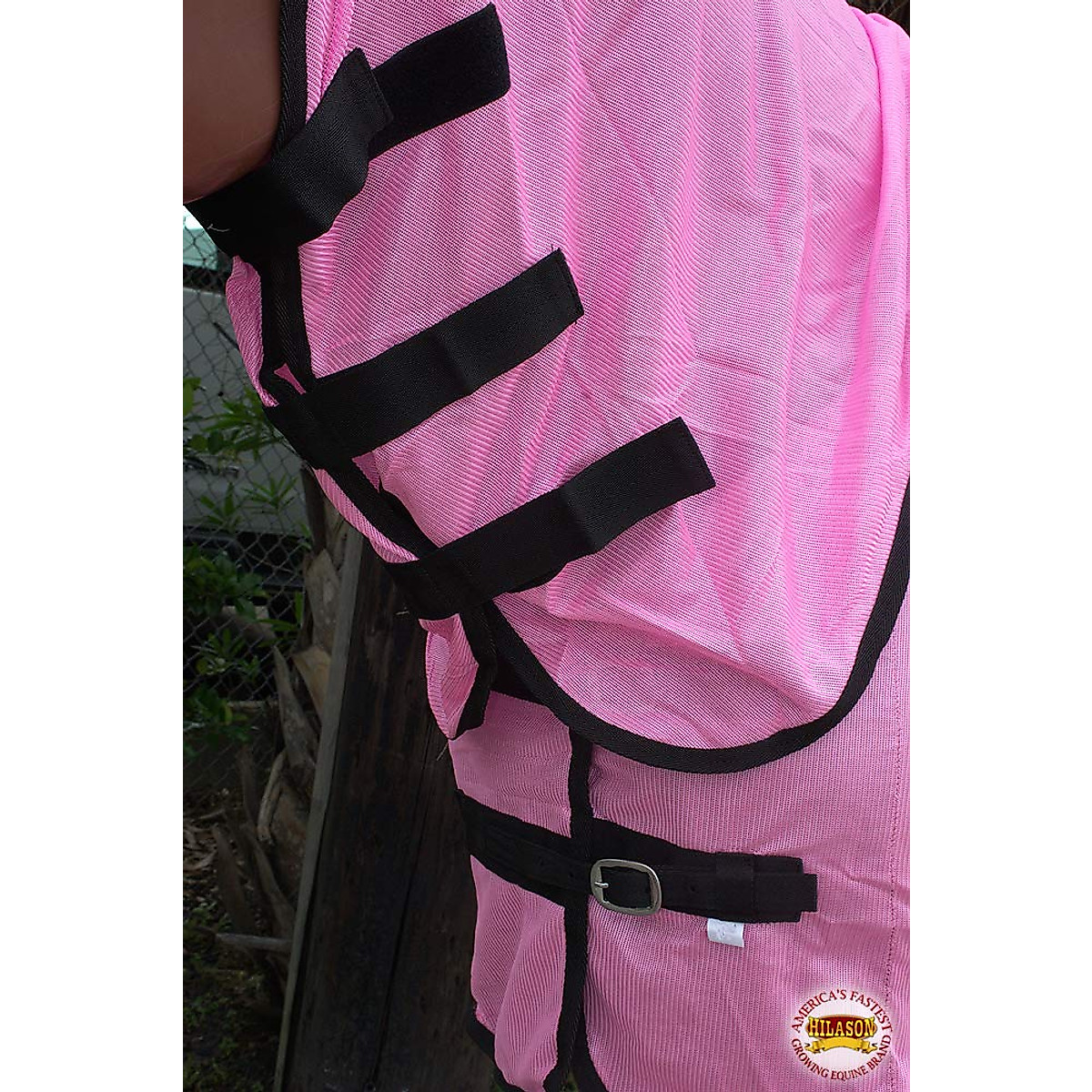 HILASON 66 Inches Horse Ultra Violet Rays Protect Mesh Bug Mosquito Horse Fly Sheet Summer Spring | Fly Sheet | Horse Turnout Sheet | Fly Sheet for Horses | Bug and Mosquito Protection