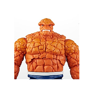 Marvel Hasbro Legends Series Retro Fantastic Four Thing 6-inch Action Figure Toy, Includes 3 Accessory
