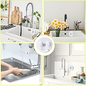 Smiley Face Sponge Holder,2pack Sponge Holder for Kitchen Bathroom Sink Suction Cup Installation ,Sponge Organizer for Kitchen,Dishwasher Safe (Sponges Not Included)