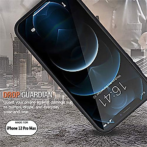 Battery Case for iPhone 12 Pro Max, Newest 8500mAh Rechargeable Portable Charging Case Compatible with iPhone 12 Pro Max (6.7 inch) Extended Battery Pack Protective Charger Case with Carplay (Black)