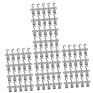 Cabilock 80 pcs Slippers Connectable Space Drying Household Accessories Organizers Storage for Double Hooks Wall Slipper Clo Hanging Mall Plastic Decorative Display Hook Supermarket Home