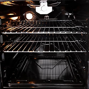 Avanti GR2013CSS Gas Range Oven Compact Freestanding Design, 4 Sealed Burners with Electronic Ignition, 2.1 Cu.Ft. Capacity Features Storage Drawer Broiler and Accessories, 20-Inch, Black