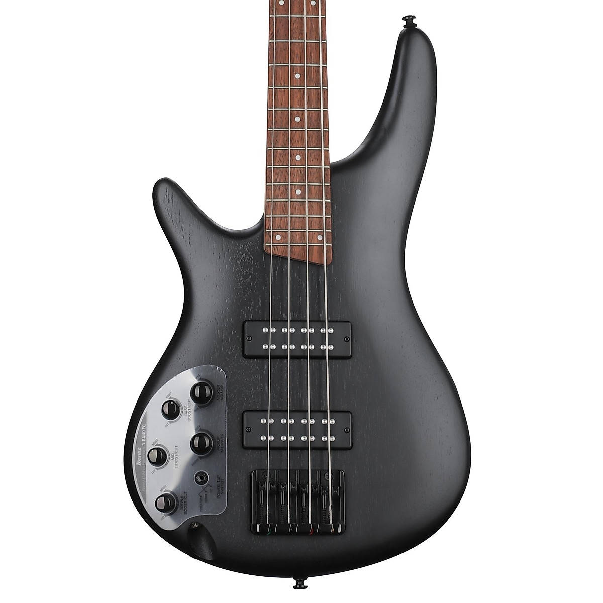 Ibanez Standard SR300EBL Left-handed Bass Guitar - Weathered Black
