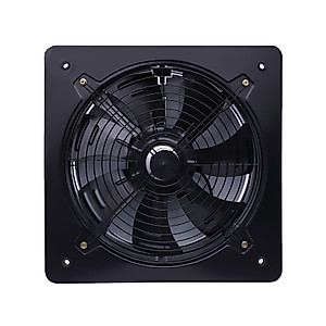 DYRABREST 110V 16 Inch Industrial Ventilation, 750W Commercial Air Blower Fan, 2800R/min Low Noise Stable Running Metal Axial Exhaust Fan Wall Mounted Kitchen