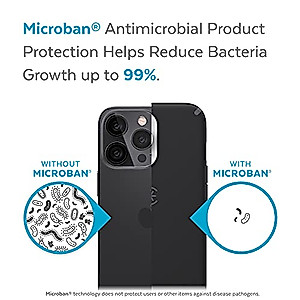 Speck Products CandyShell Pro iPhone 13 Pro Max/ 12 Pro Max Case, Black/Slate Grey