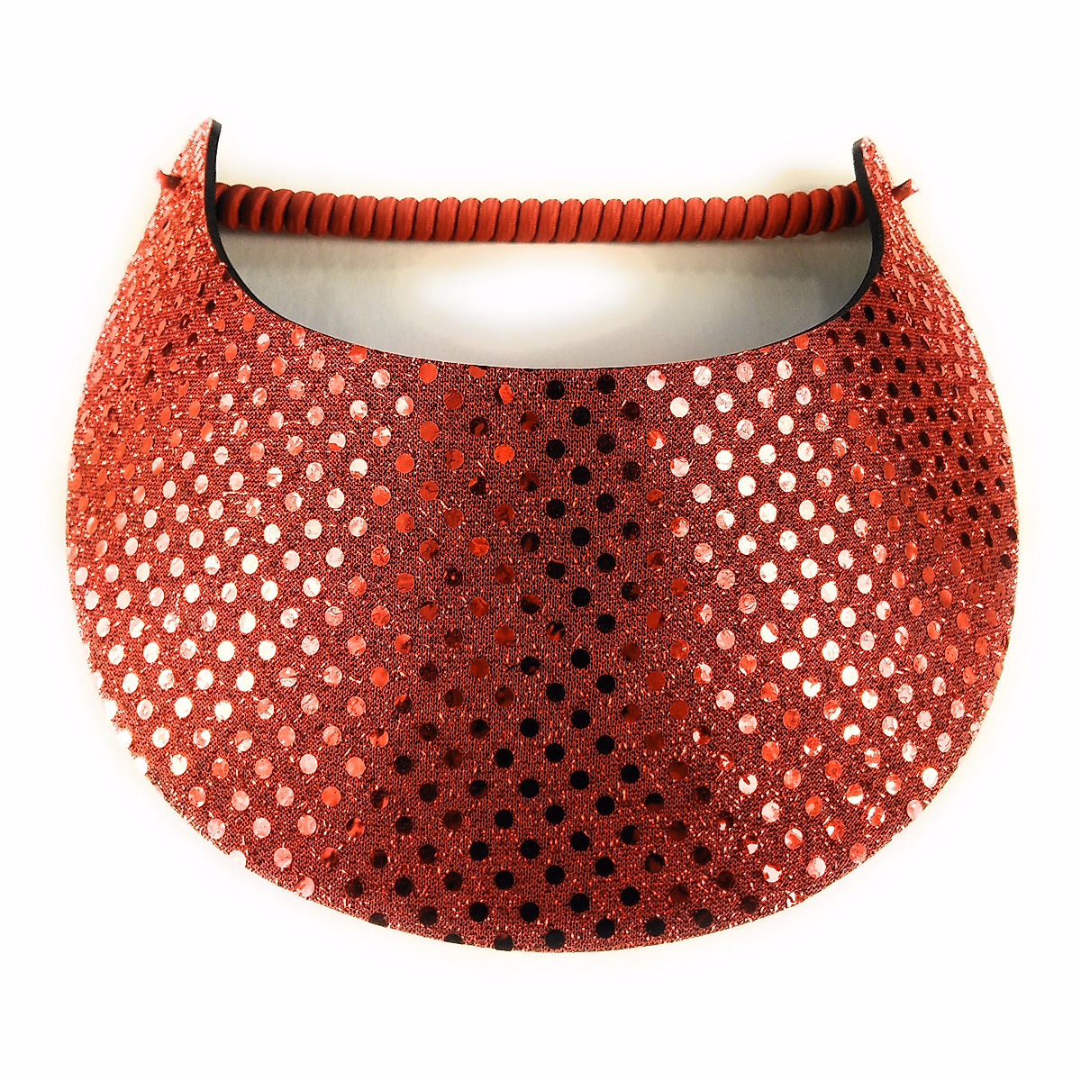 Glitz Confetti Foam Visor (Red)