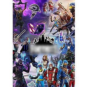 Battle Royale Video Game Themed Bedroom Wall Decor Art Prints and Posters Gaming Posters for Teen Boys Room Decoration,Boys Gifts and Birthday Party Supplies Set - Unframed Version 16" x 24"inch Canvas Pictures Poster for Kids Room(16x24inch,Blue)