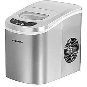 Frigidaire EFIC102 Counter Top Ice Maker, Silver, 26lb per day