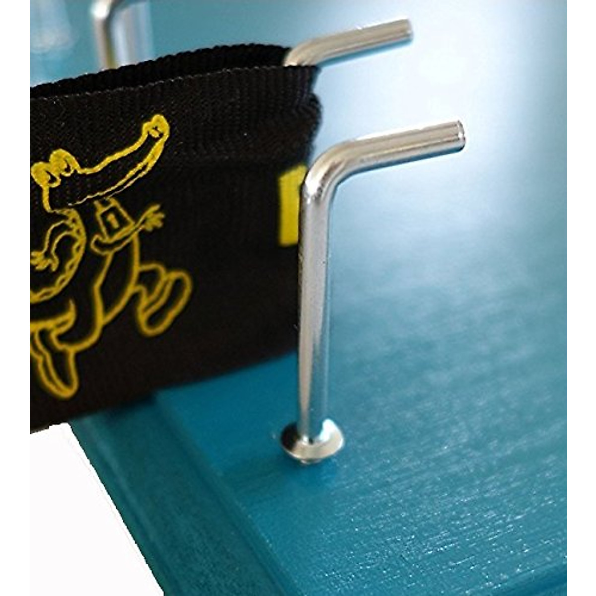 Running On The Wall - Race Bib and Medal Display - Inspirational Quote - Wall Mounted Medal Holder and Hanger for 5Ks, 10Ks, Marathons, Triathlons and More