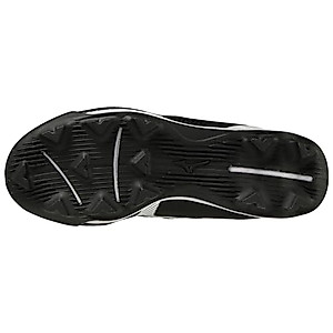 Mizuno Wave Finch Lightrevo Jr Softball Shoe, Black-White, 4