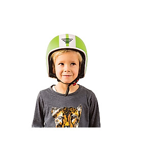 Chillafish Bobbi ABS Children's Multi-Sport Helmet, Bike, Ski, Skateboard, Scooter, Small, Lime