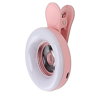 Phone Camera Lens, Universal 15X Macro Lens Kit with LED Light and Travel Case, Clip on Cell Phone Lens Attachments for Most Smartphones, for Video, Live Show, Vlog, Photography