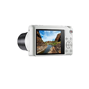 Samsung WB250F 14.2MP CMOS Smart WiFi Digital Camera with 18x Optical Zoom, 3.0" Touch Screen LCD and 1080p HD Video (White) (OLD MODEL)