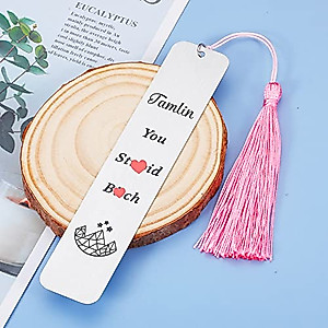 ACOTAR Bookmark for Women A Court of Thorns and Roses Merchandise Tamlin You Stupid Bit Book Mark for Acotar Fans Book Lovers Reader Birthday Christmas Inspirational Gift for Female Male Friends